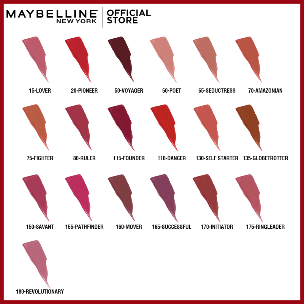 maybelline superstay matte liquid lipstick – Cosmo Store Egypt