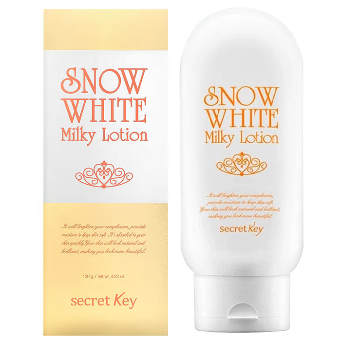 secret key snow white milky lotion 120g – Cosmo Store Egypt